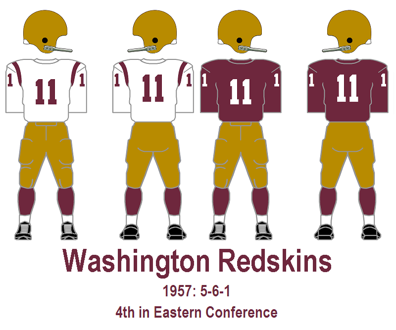 Bill's Update Blog: 1957 Washington Redskins