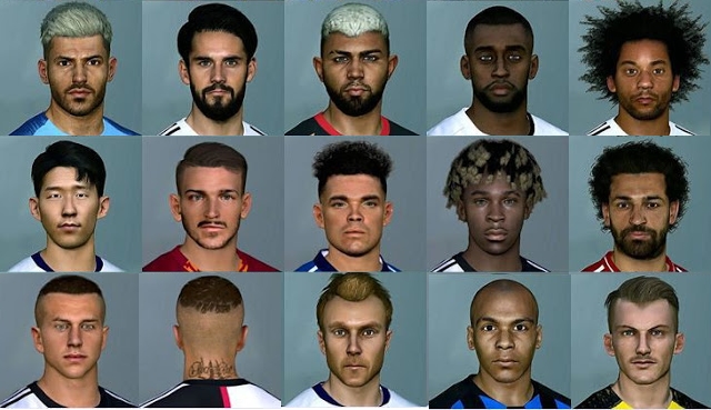 Faces Repack Update Texture For PES 2017