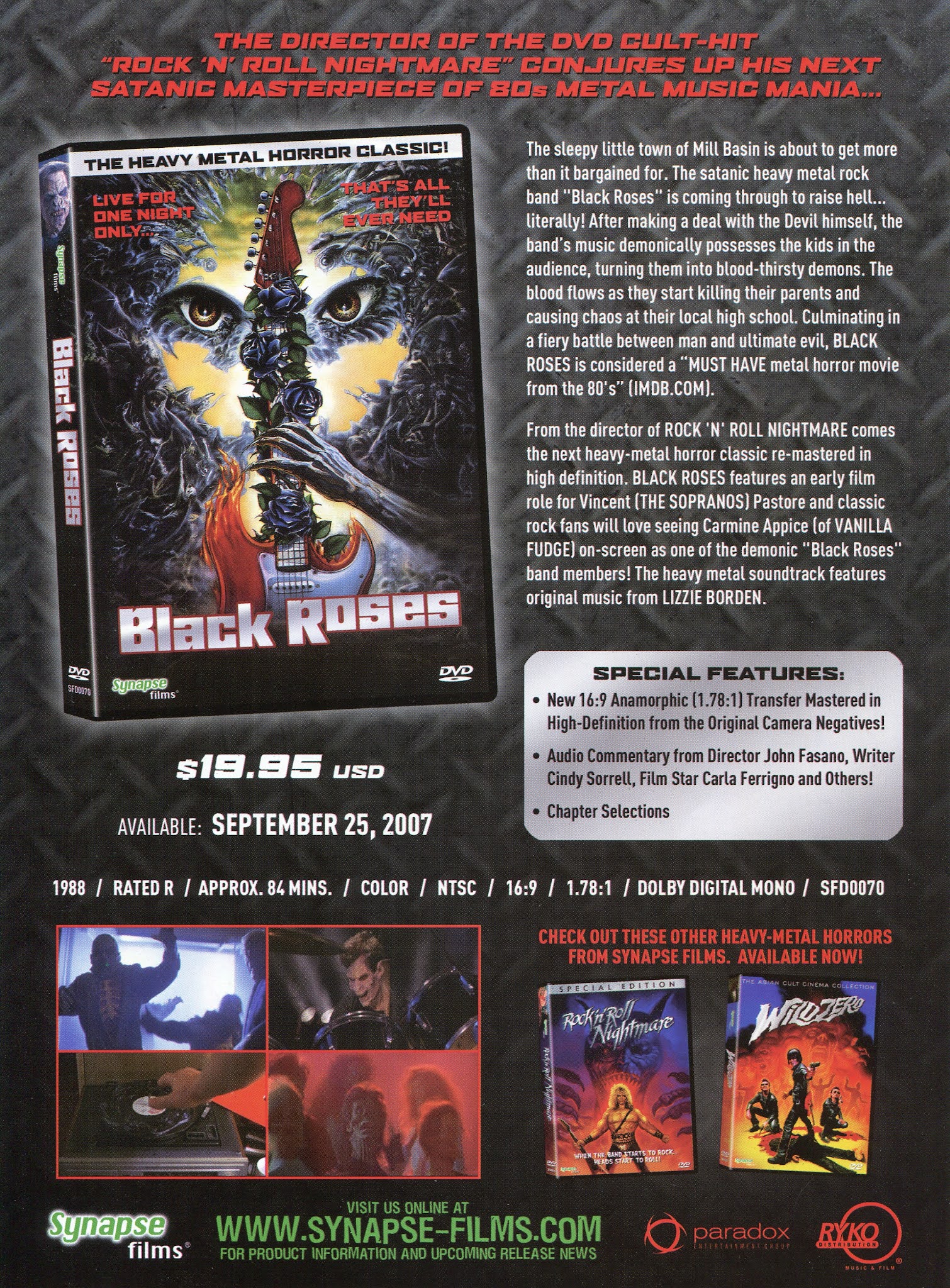 Happyotter: BLACK ROSES (1988)