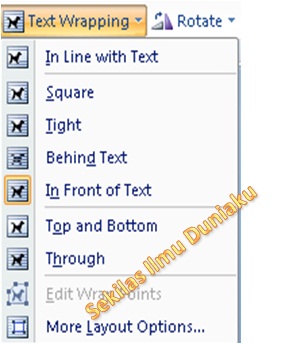 Cara Mengatur Text Wrapping Di Word Dengan Mudah | Sekilas Ilmu Duniaku