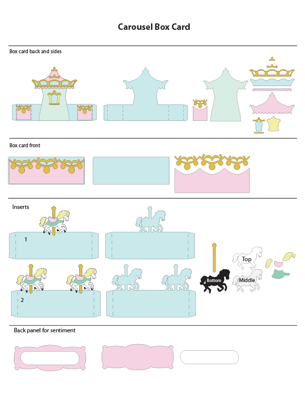 Cyndy G. - Creative Designer For My Scrap Chick: Carousel Box Card