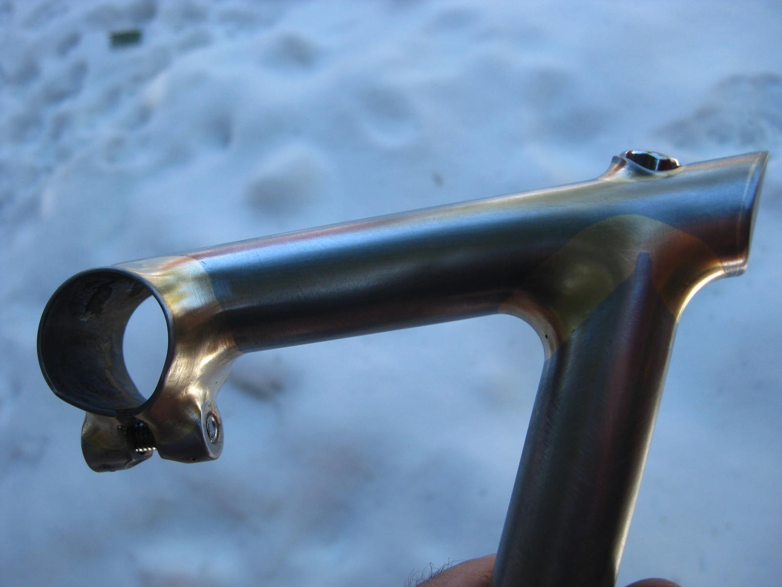 thatcher: finished 67 degree stem w/ wedge