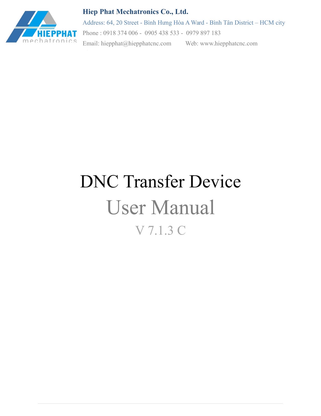 DNC Transfer Device Basic Manual ~ DNC Solution Co., Ltd - Transfer ...