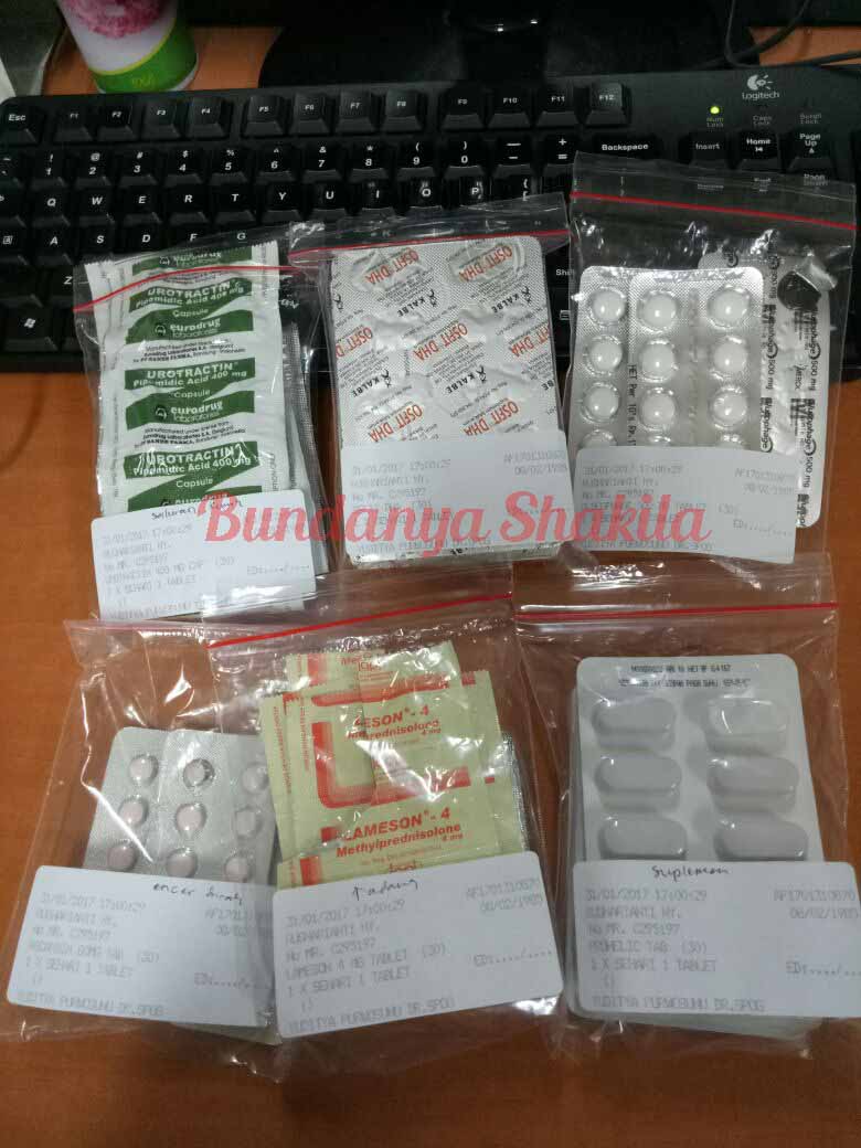 Alzena Shakila Riandra: Kontrol ke-3 Dr. Yuditya Purwosunu SPOG