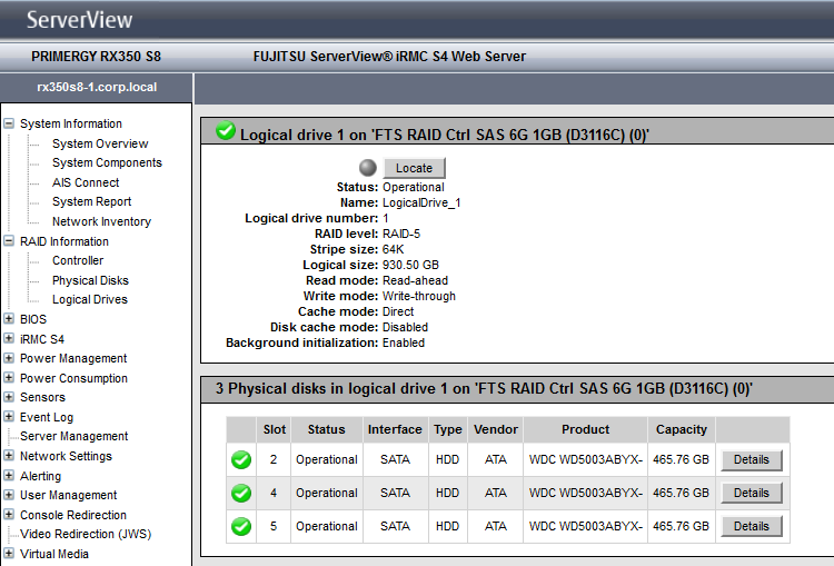 Masa's blog: Fujitsu PRIMERGY: Configuring RAID via iRMC REST API