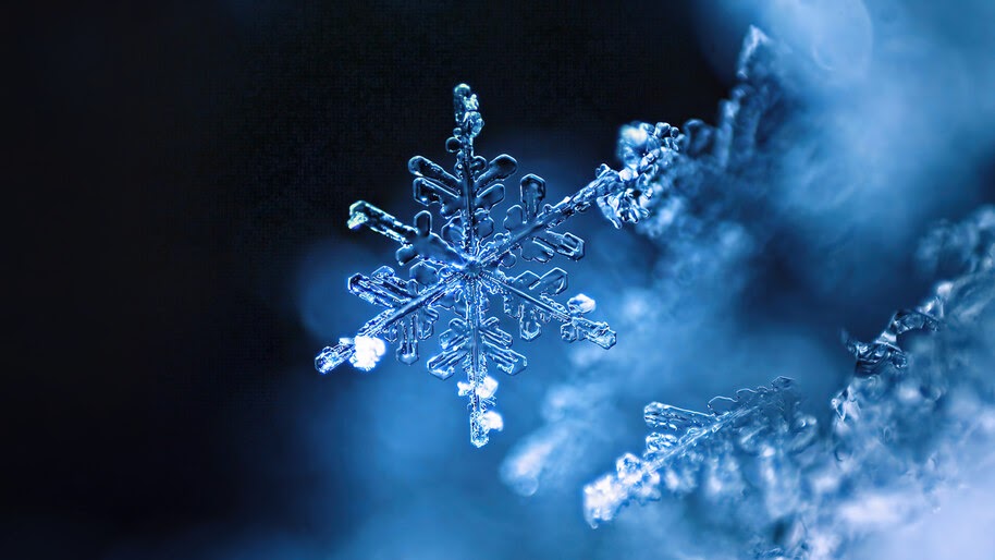 #8.2875, Snowflake, Close Up, 4K Wallpaper