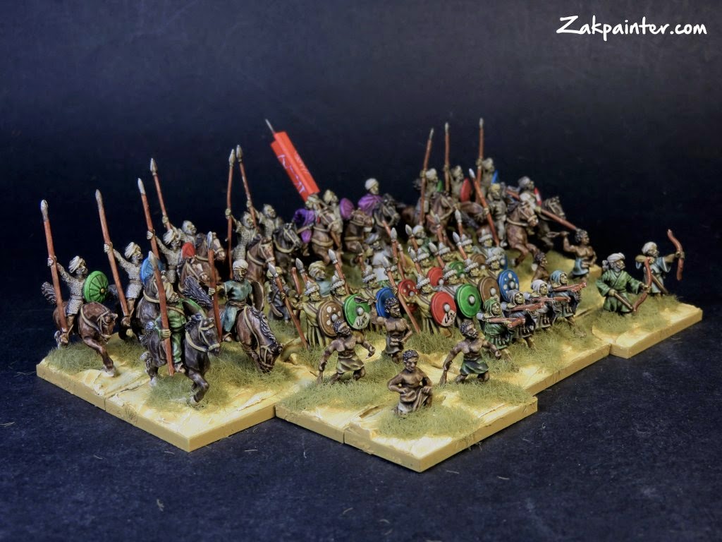 ZakGallery: Painted 15mm DBA V3: III/34 ANDALUSIAN (710-1172 A.D.)