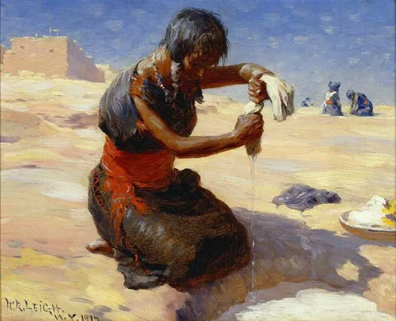 William R. Leigh (1866-1955) | Western scenes painter | Masterpiece ...