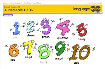 Le blog de français à Sierra Bermeja : Les nombres 1-10