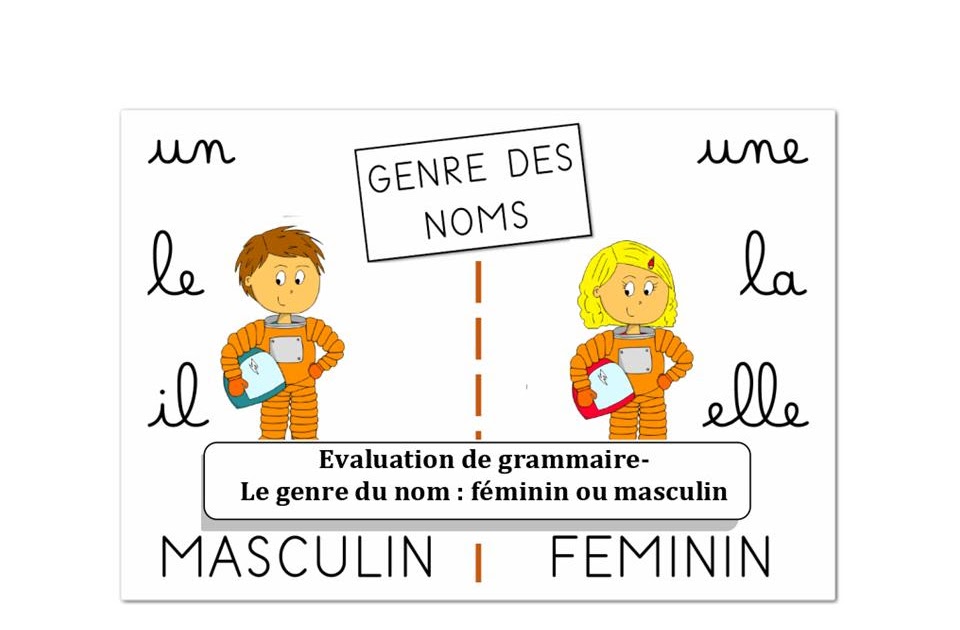 تمارين Le genre des noms français – masculin et féminin