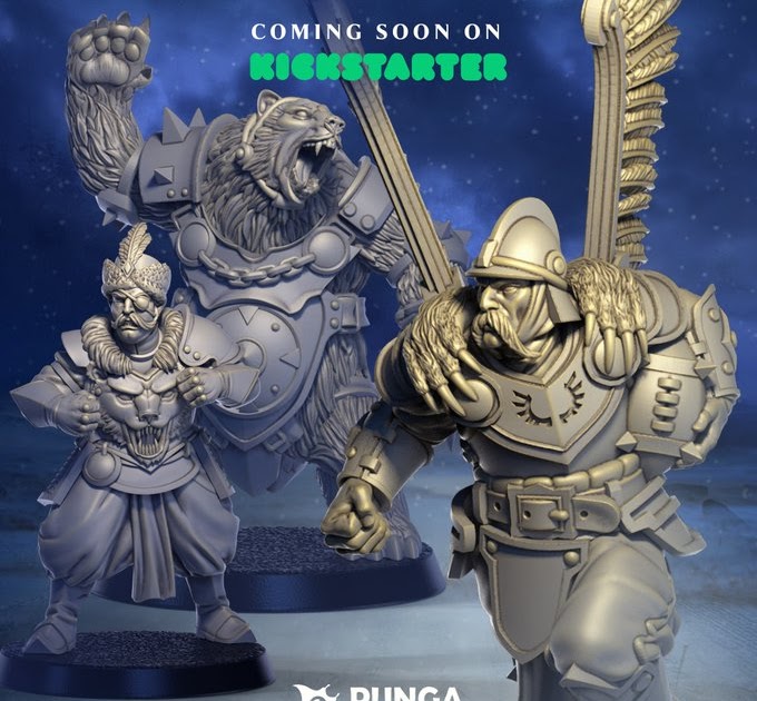Wargame News and Terrain: Punga Miniatures: Fantasy Football Silver ...