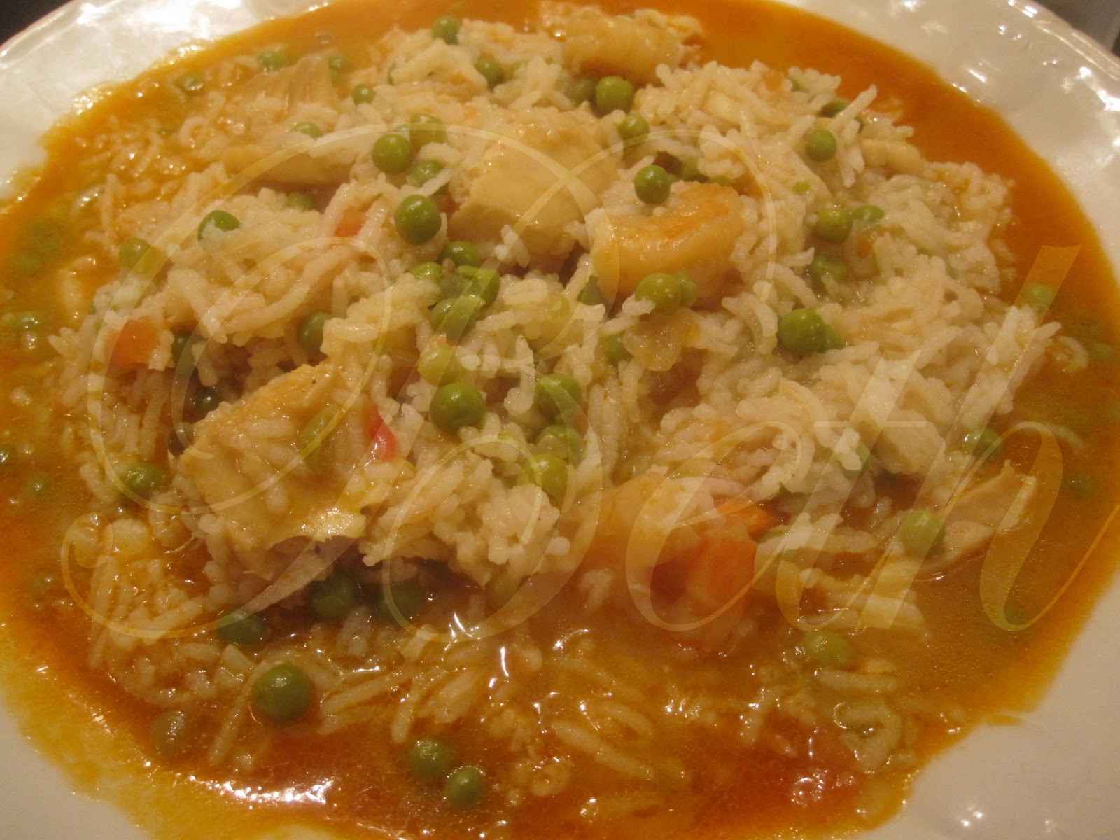 .: Riz de Poisson aux Petits Pois / Arroz de Peixe com Ervilhas