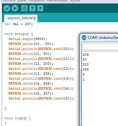 Curso Arduino Mega: EEPROM