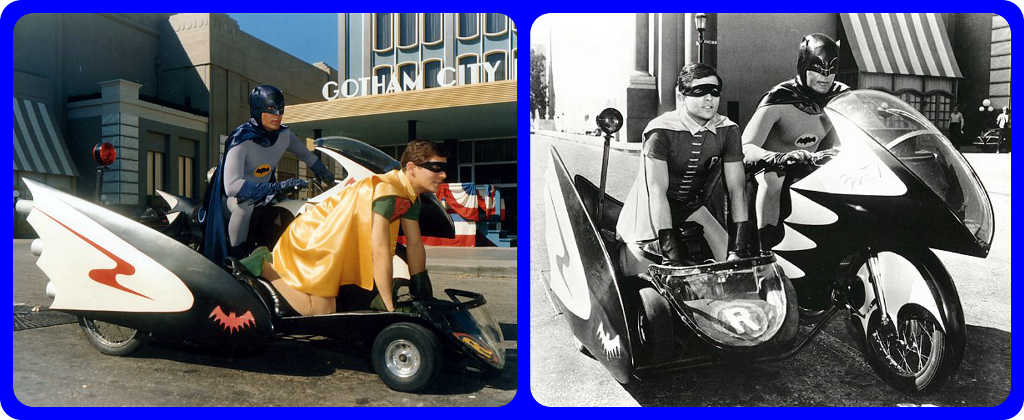 Misfit Robot Daydream: 1:12 Scale Hot Wheels Elite 1966 TV Series Batcycle