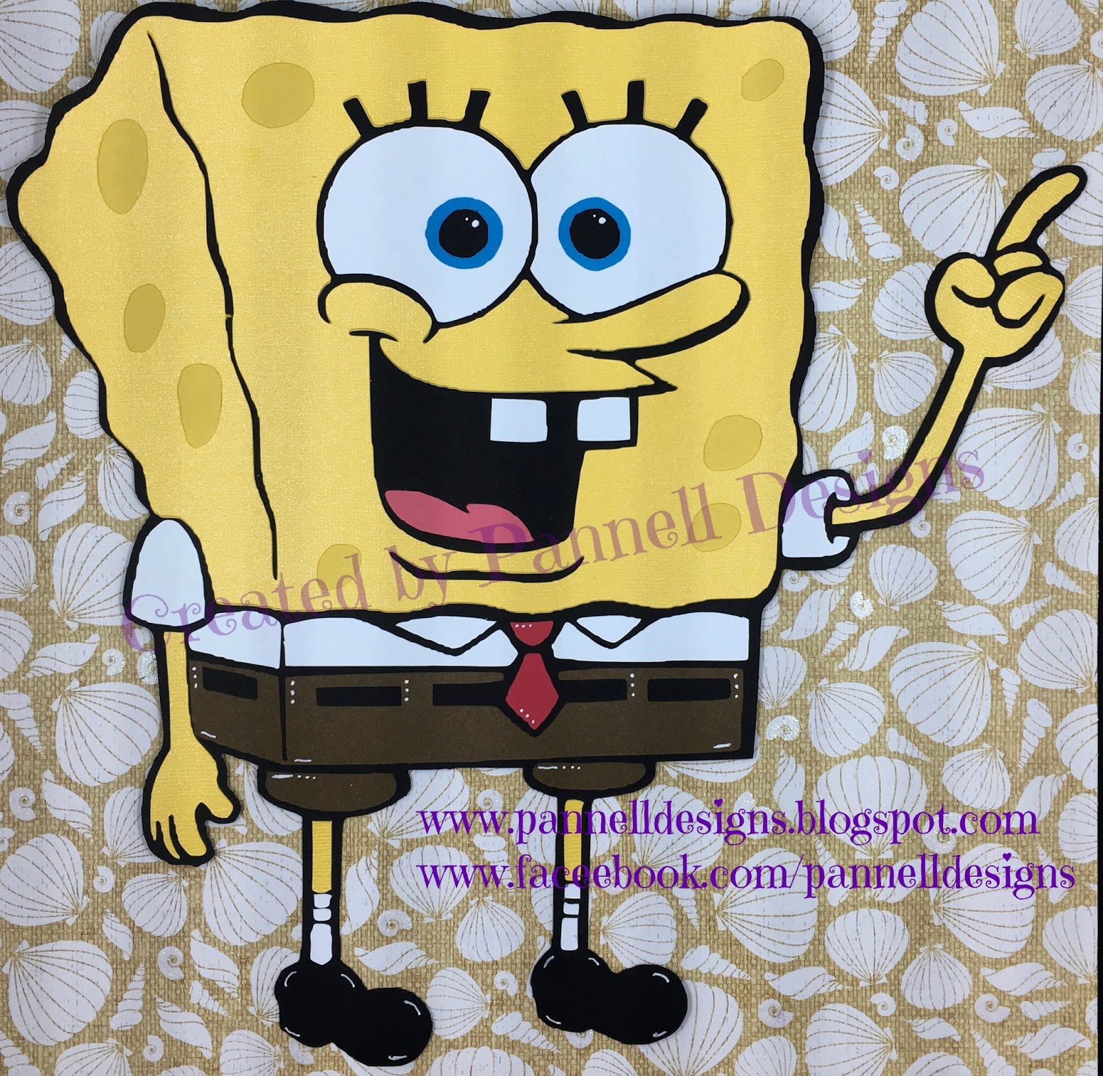 Pannell Designs - Paper Crafting: SpongeBob Sign for a Graduation