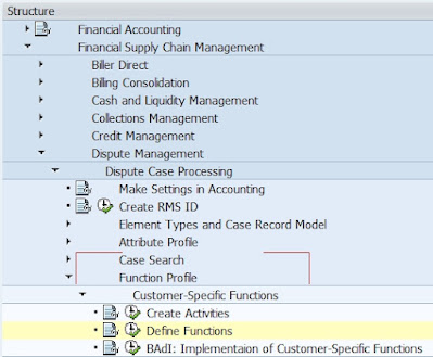 SAP ABAP Central: Customized Fields at Dispute case creation screen for FBL5N