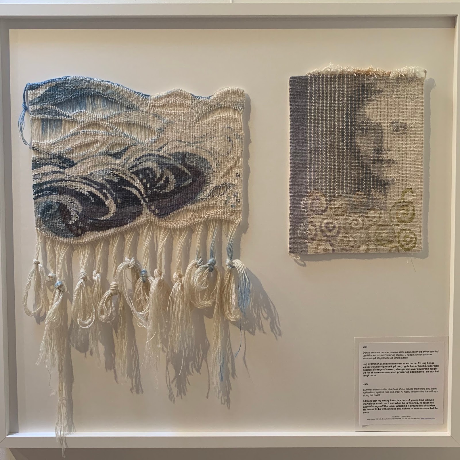 moments of perfect clarity: Joan Baxter's tapestry series :: The Weaver