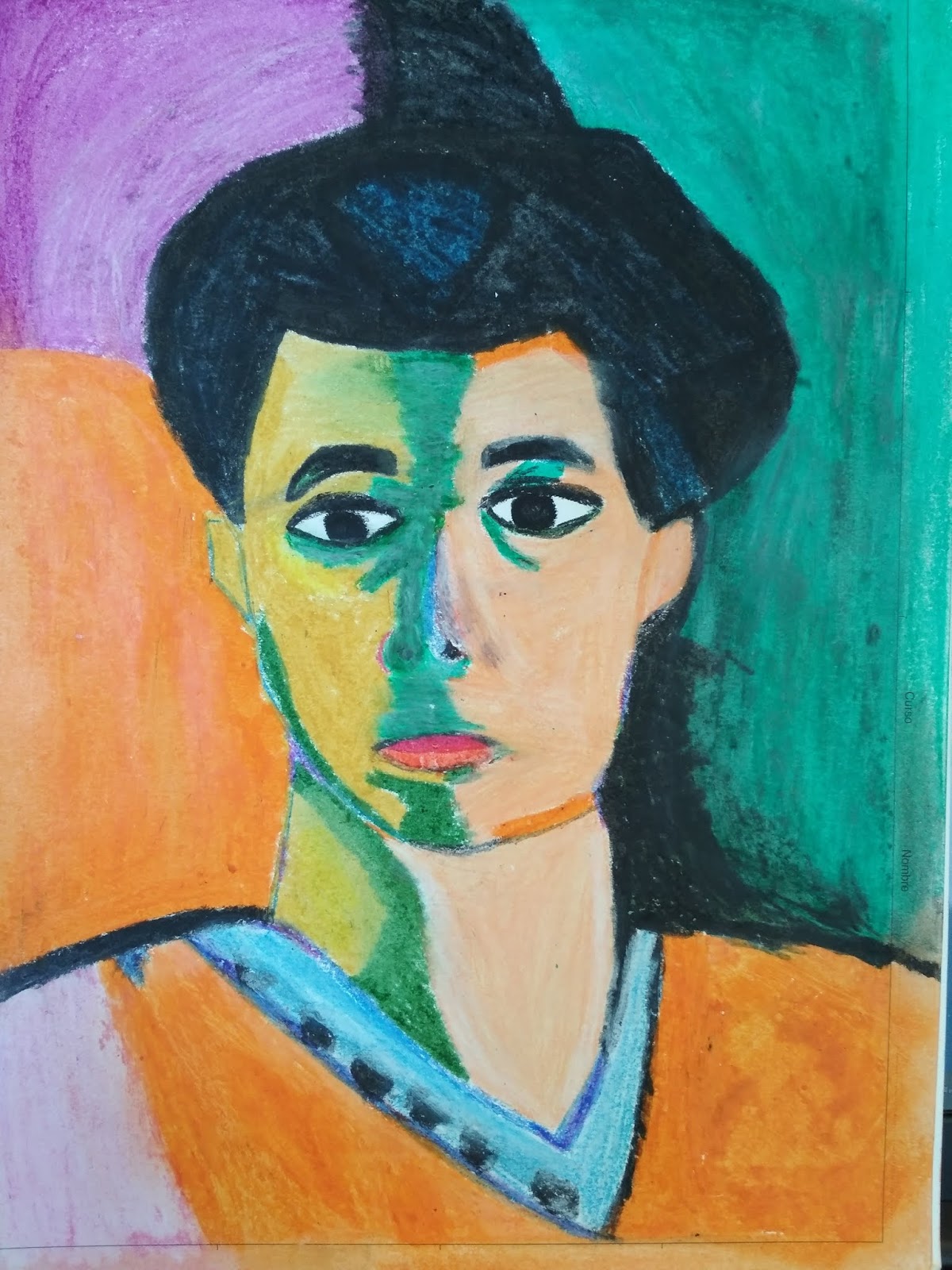 ¡Manualidades del Colegio El Salvador!: La raya verde de Matisse