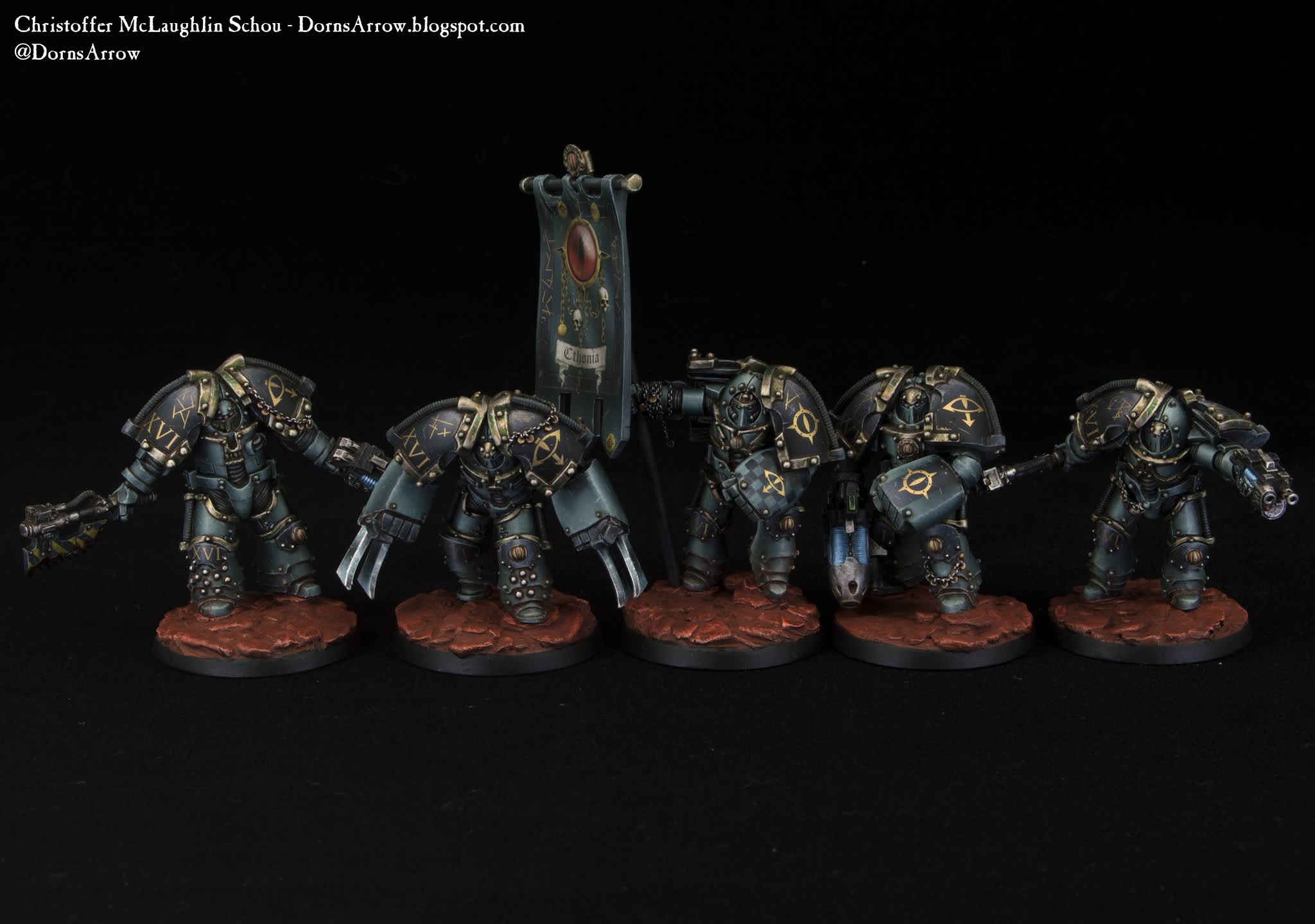 Dorn's Arrow: "Saturnine" Terminators - Sons of Horus - Aus30K (Mk 1 ...