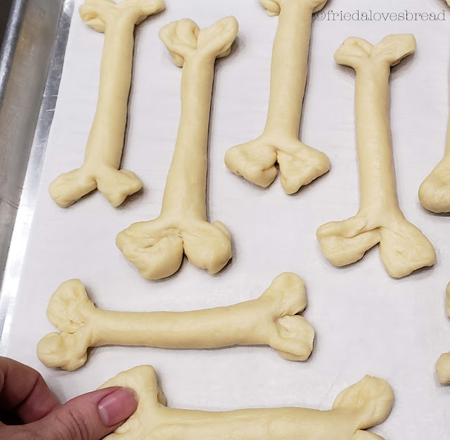 Frieda Loves Bread: Buttery Breadstick Bones for Halloween!