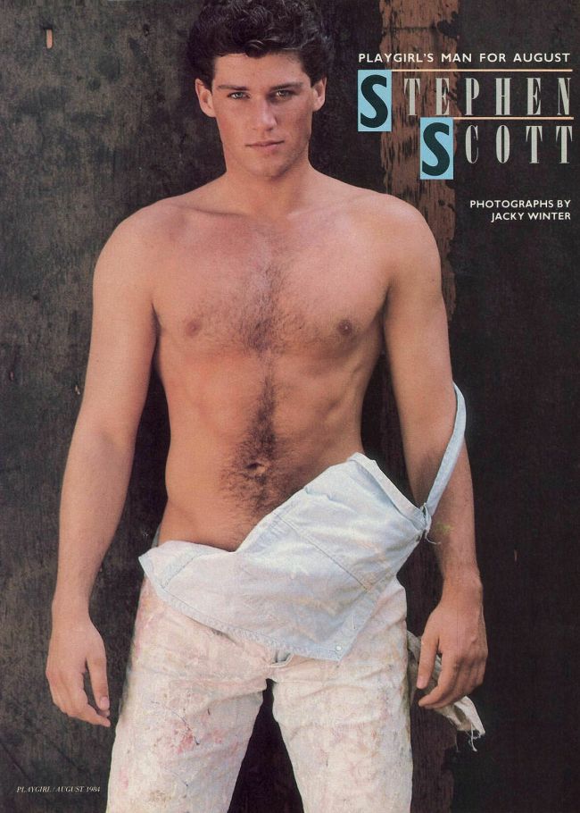 Favorite Hunks & Other Things: Classic Playgirl 1984: Stephen Scott