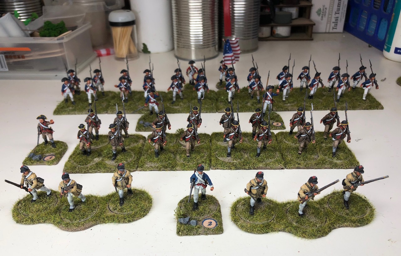 The Tactical Painter: Perry Miniatures Continentals ready for Sharp ...