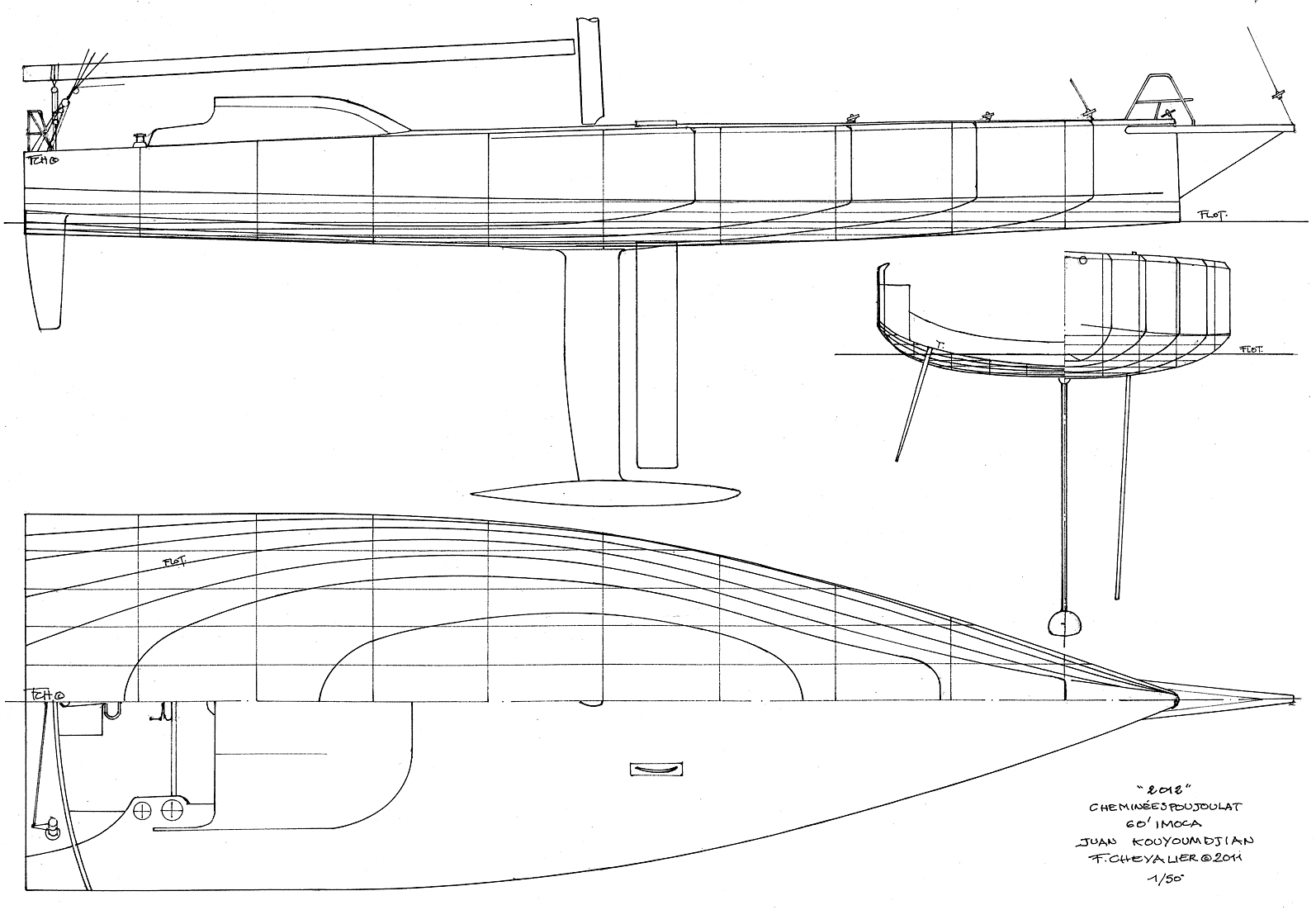 Bunpa: Detail Outrigger model boat plans