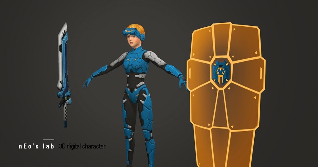 3D character : League of Legends - Project : Leona