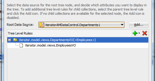 Oracle Technologies Stack: Implementing master/detail tree relation using af:Iterator