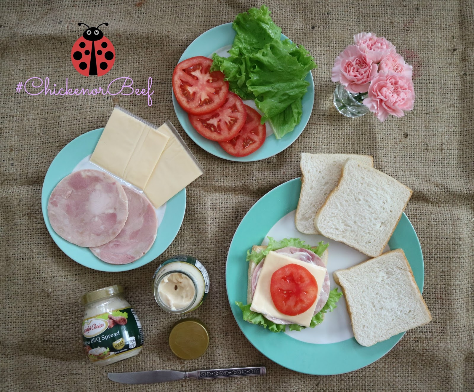 Lady's Choice Chicken BBQ Spread: TLC Sandwich ♥ - ARTSY FARTSY AVA