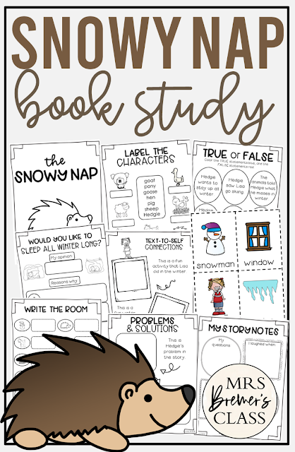 The Snowy Nap (a new Jan Brett book featuring Hedgie!) | Mrs. Bremer's ...