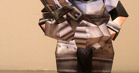 Final Fantasy IX: Adelbert Steiner Paper Model | Paperized Crafts