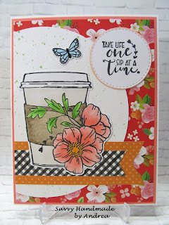 Savvy Handmade Cards: One Sip at a Time Card