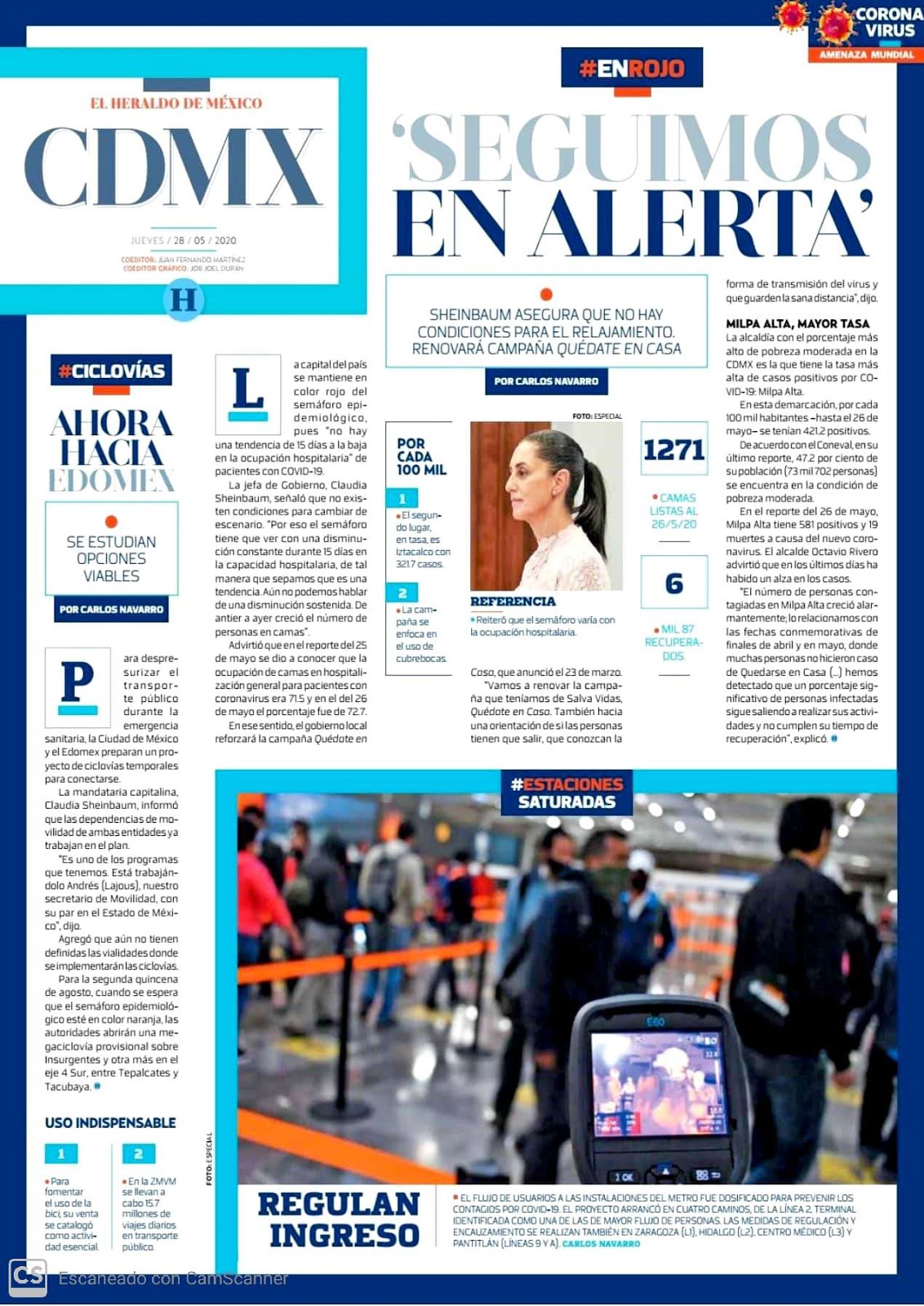 Portadas de periódico Internacionales.