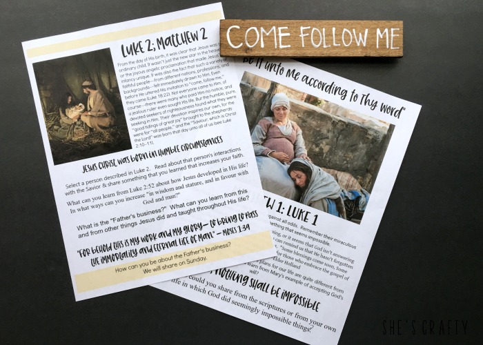 She's Crafty: Come Follow Me - Home Study Printable and Magnet