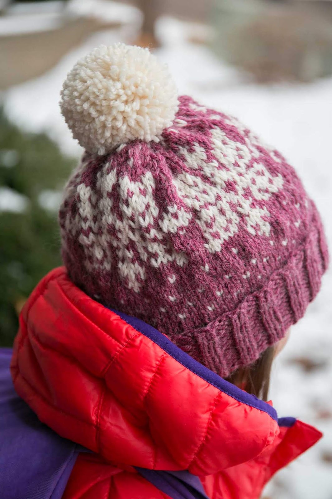 Nordic Snowflake Hat (knit)