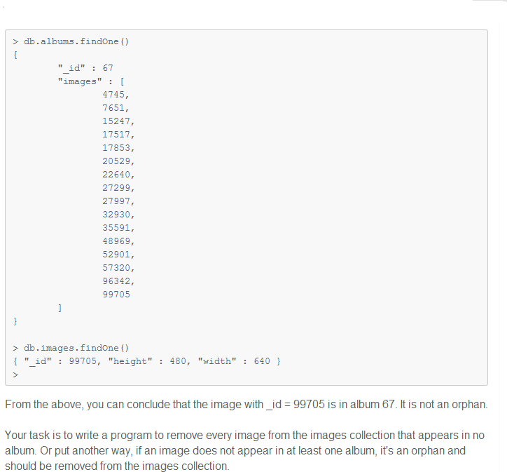 AgileTech: M101 MongoDB for Java Developers' final exam Answer(M101J)