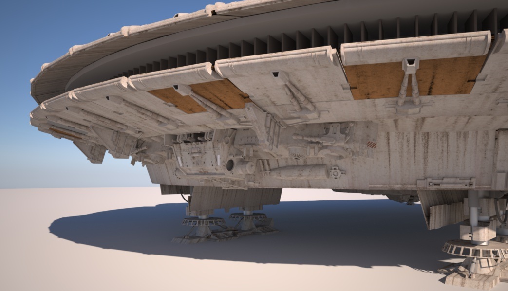 Stinson's All Things Star Wars Blog: Millennium Falcon Exterior Details