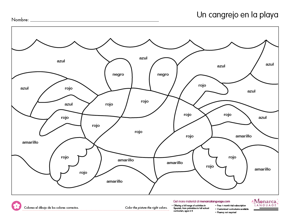 Free Spanish Coloring Pages ~ Coloring Pages