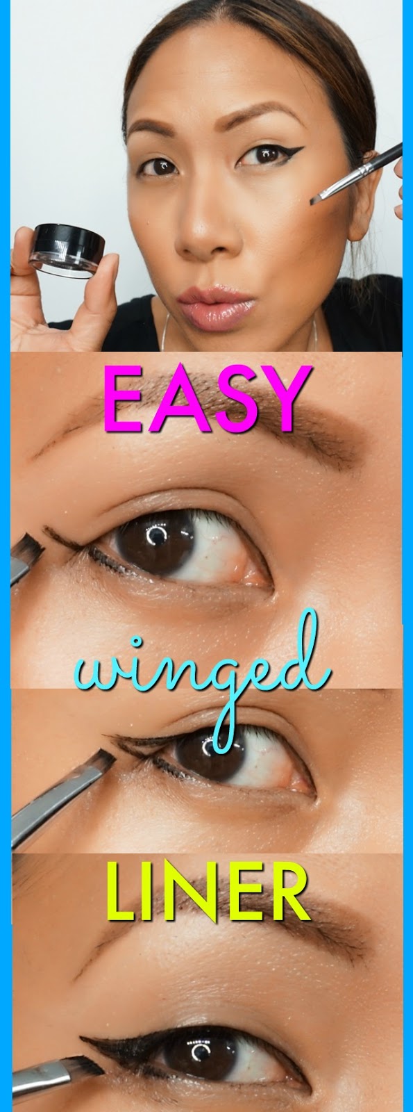 Tutorial Easy Winged Liner Makeup By Renren