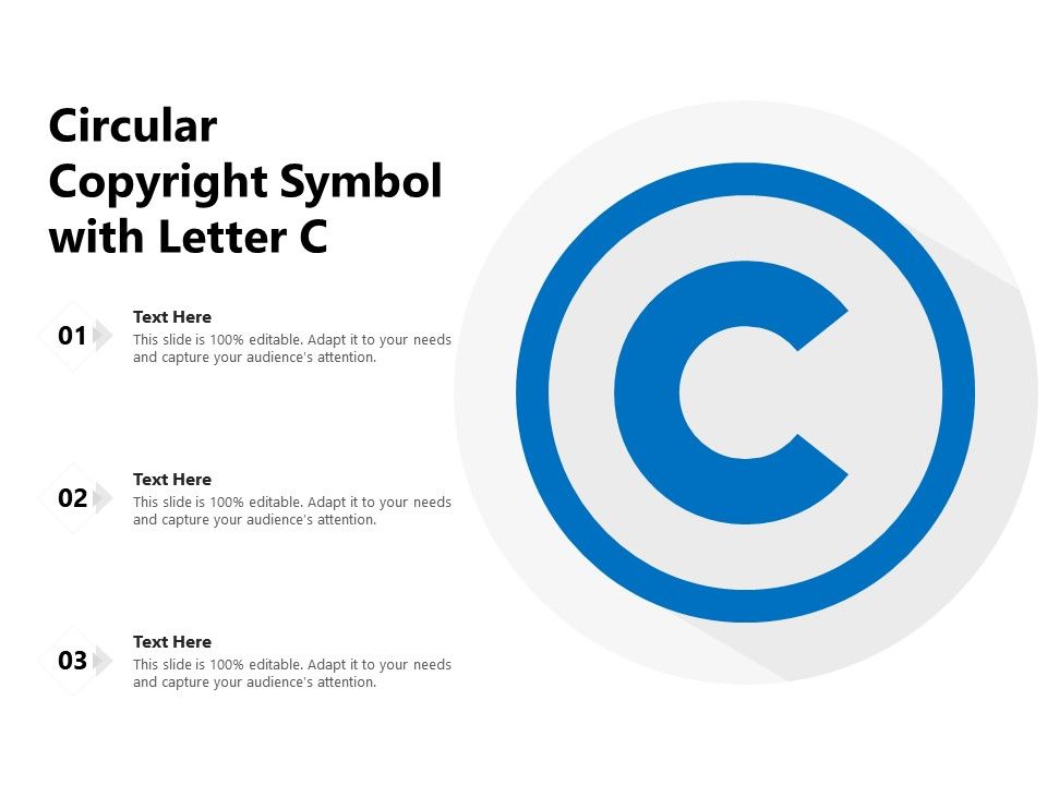 Copyright Symbol Example - Birthday Letter