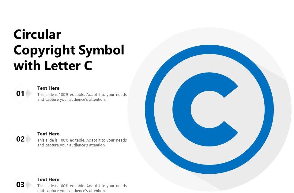 Copyright Symbol Example - Birthday Letter