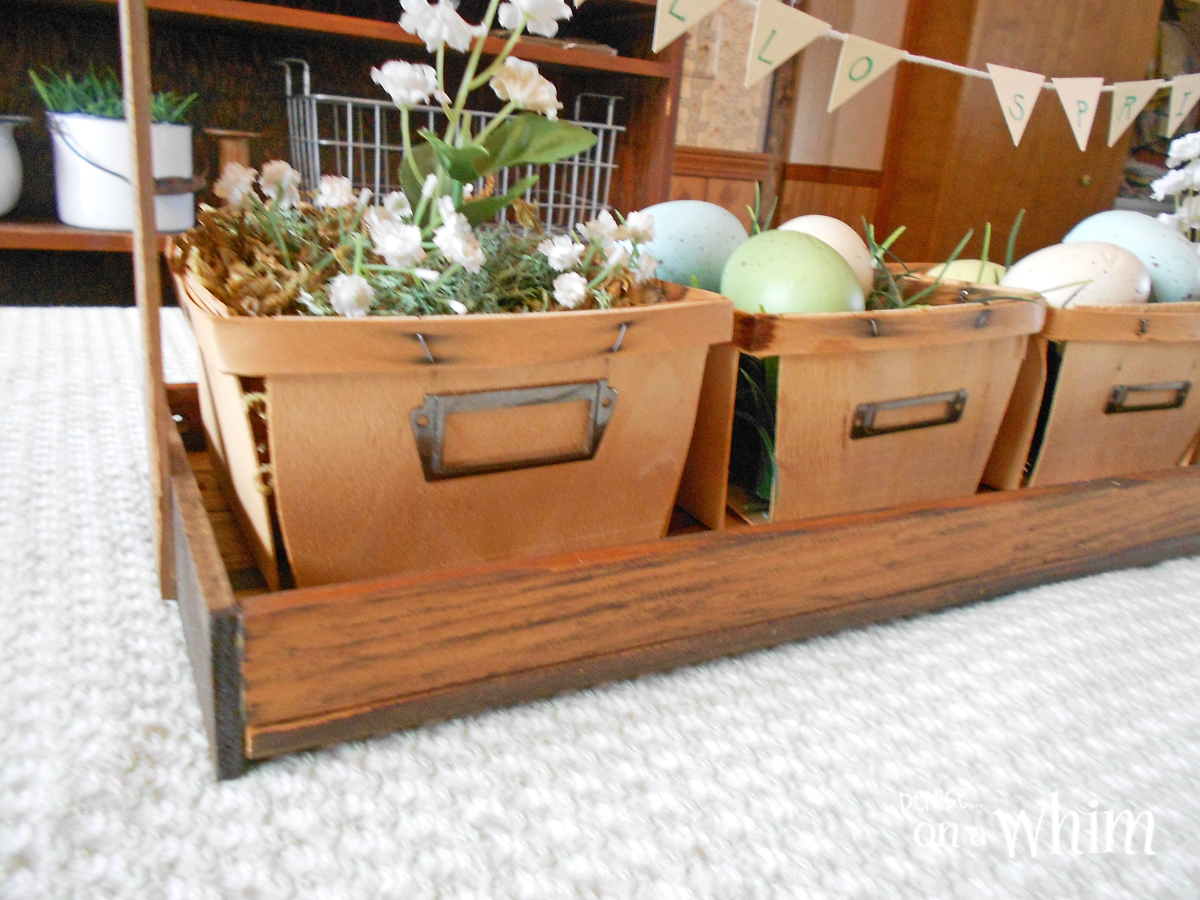 denise...on a whim: DIY Berry Basket Tote and DIY My Spring Home and ...