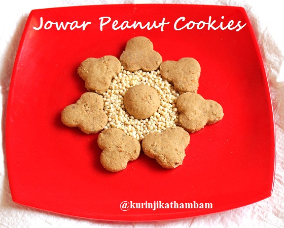 Jowar / Sorghum / White Cholam Flour - Peanut Cookies ~ Kurinji Kathambam
