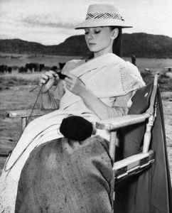 One More Stitch: Famous Knitters - Audrey Hepburn