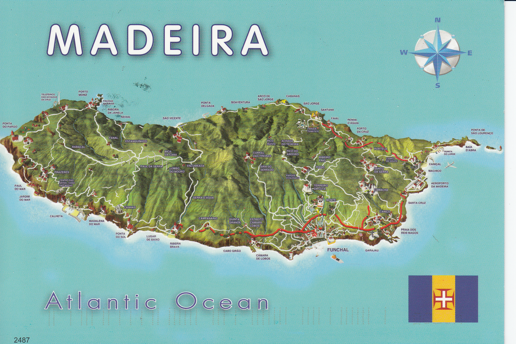 Gem's World Postcards: Madeira, JAL 777, Heidelberg and Reinhardstein ...