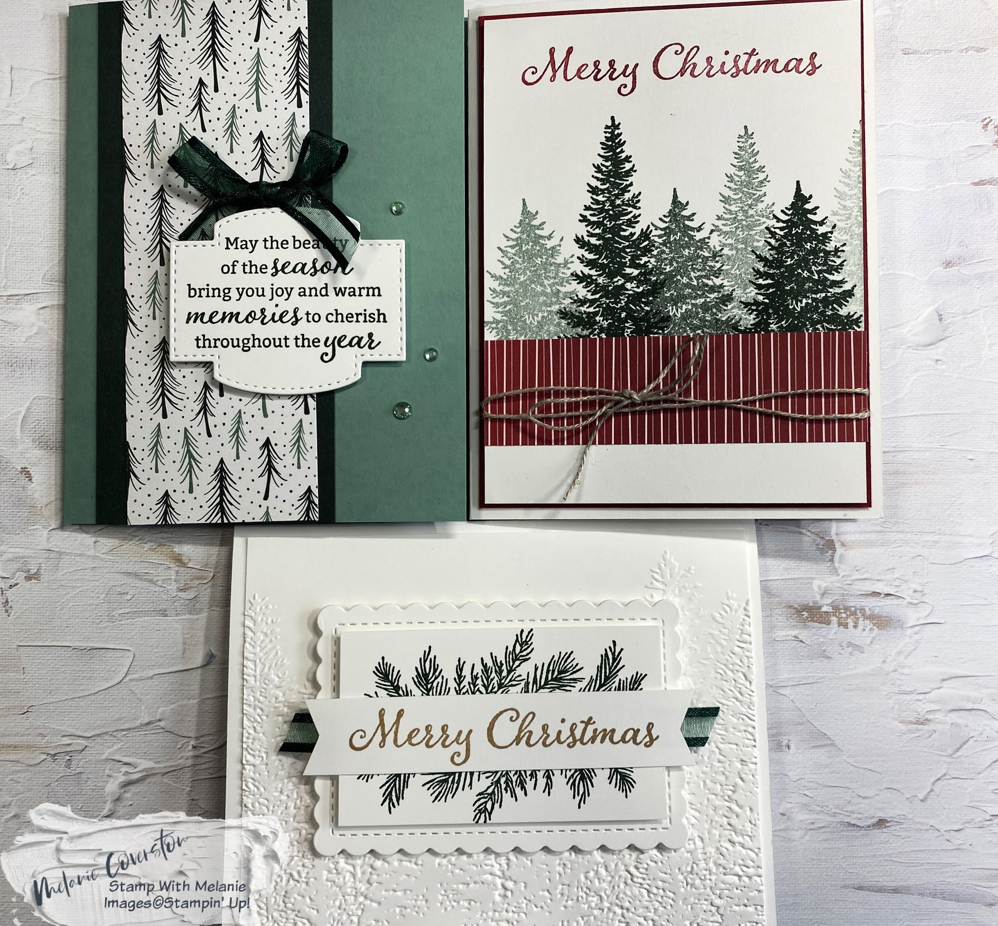 Stamp With Melanie: Evergreen Elegance