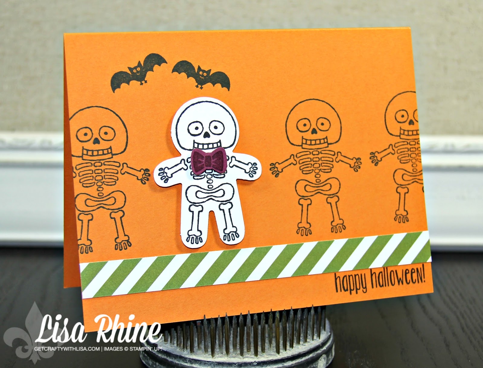 Get Crafty with Lisa: Cookie Cutter Halloween Card & Treat Wrapper