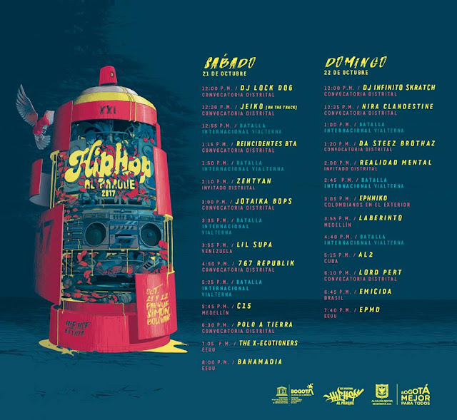 PROGRAMACIÓN OFICIAL HIP HOP AL PARQUE. - DAQA HIP HOP. CULTURA HIP HOP ...