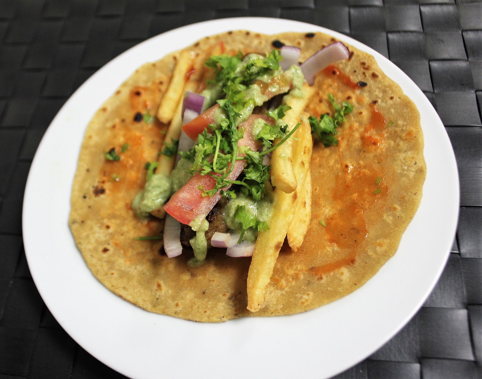 Bethica's Kitchen Flavours: Mutton Seekh Kebab Roll